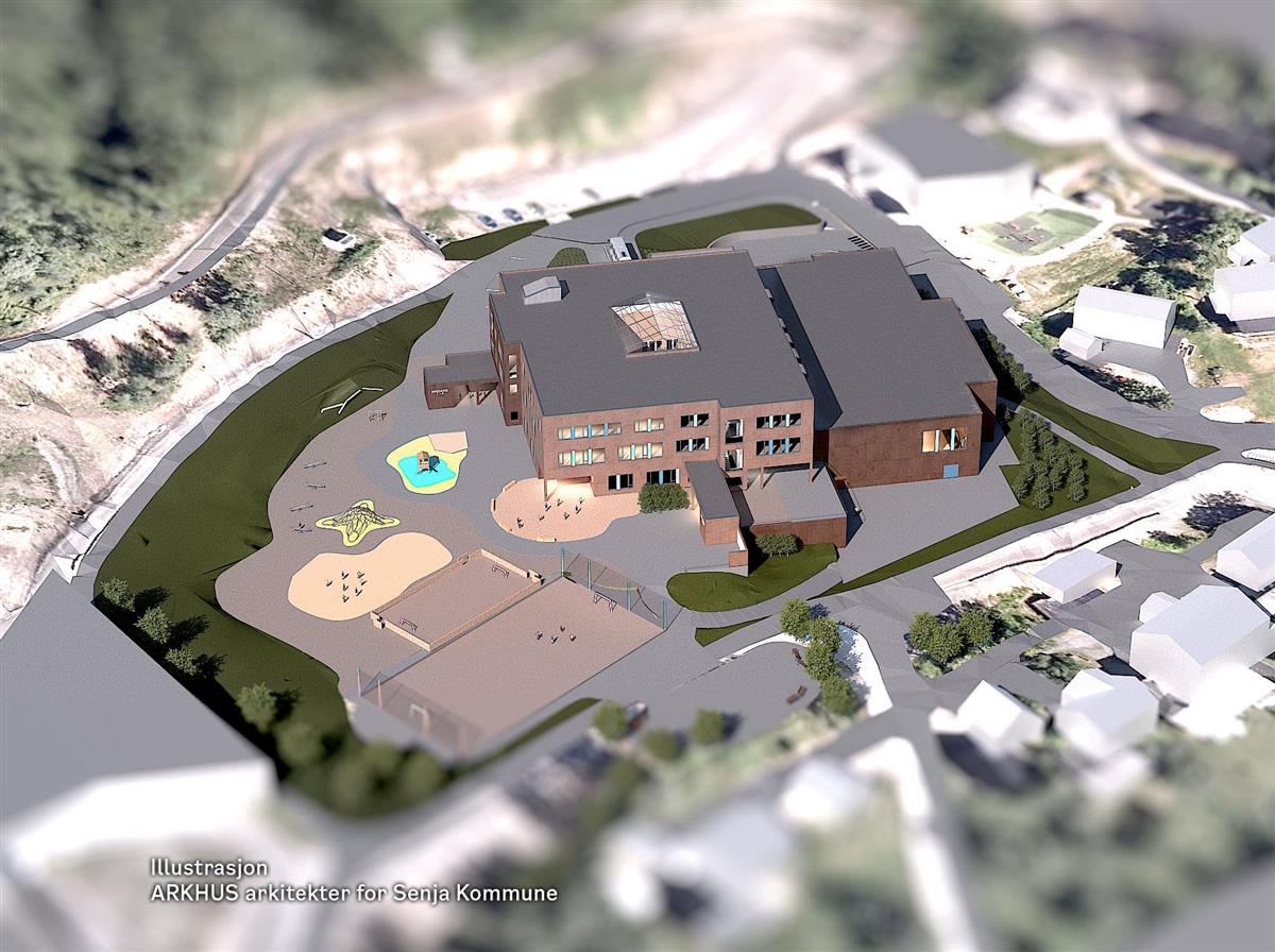 Framdrift ny Finnsnes barneskole - Senja kommune