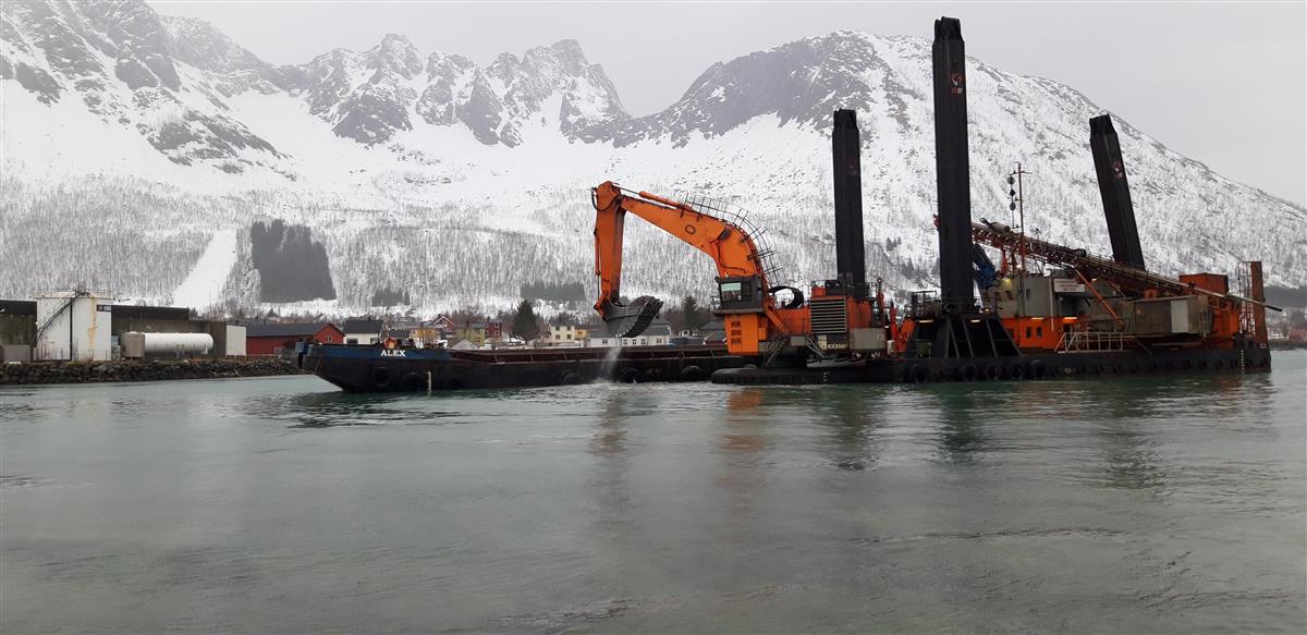 Mudring av Senjahopen havn og farled - Senja kommune